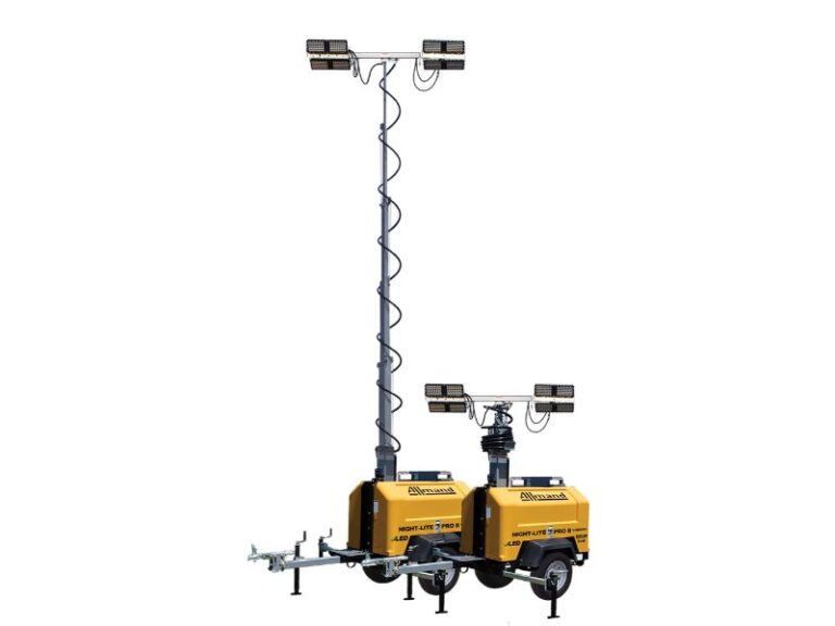 30 Foot Vertical Mast LED Light Tower (Allmand Night Light Pro 2 ...